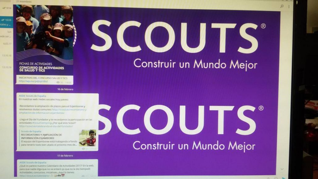 telegram · Scouts de España